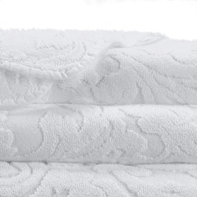 Abyss & Habidecor Gloria bílé ručníky z egyptské bavlny | 100 White, Velikost 30x30 cm