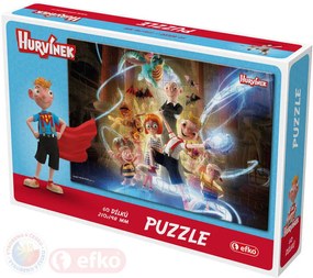 EFKO Puzzle Hurvínek IV 60 dílků 21x15cm skládačka v krabici ef86854