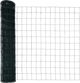 Euro plotové kotvení 10 x 1,4 m Ocel potažená PVC Zelená 3350300