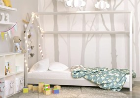 Kocot Kids Dětská postel / domeček Bella 80 x 160 cm - bílá