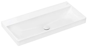 Hansgrohe Xelu Q - Umyvadlo 100x48 cm, bez přepadu, bez otvoru pro baterii, SmartClean, bílá 61038450