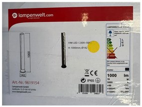 Lampenwelt Lampenwelt - LED Venkovní lampa KEKE LED/19W/230V IP65 LW0359
