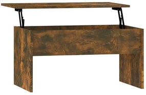 Konferenční stolek kouřový dub 80x50,5x41,5 cm kompozitní dřevo - Default Title
