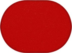 Vopi, AKCE: 120x160 cm Kusový koberec Eton červený ovál, červená, ložnice