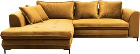 XXXLutz ROHOVÁ SEDAČKA, textil, žlutá Livetastic - Sedací soupravy - 001574004310
