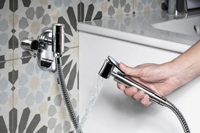 Sapho Sapho, Podomítkový bidetový ventil s regulátorem teploty a bidetovou sprškou, chrom, JS121-01