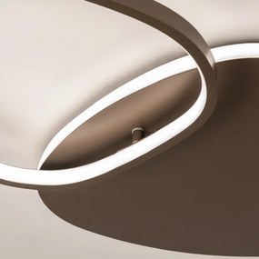 Stropní stmívatelné LED svítidlo Organic Brown 40