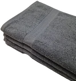 Cnm textil Froté ručník Berta 50x100cm tm. šedý