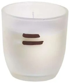 Svíčka ve skle s nápisem - symbol ROVNÁ SE
