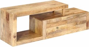 TV stolek 120 x 30 x 40 cm masivní mangovníkové dřevo 248099