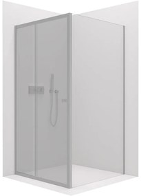 Cerano Varone, pevná sprchová stěna 100x195 cm, 6mm čiré sklo, chromový profil, CER-CER-DY505-100-195-SG