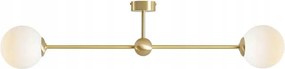 Stropní Svítidlo White Pearl 2 Brass 1113 Pl _H40 Aldex