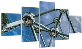 Obraz - atomium v Bruselu (125x70 cm)