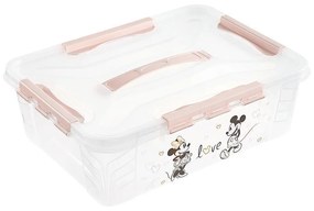 Keeeper Domácí úložný box "Minnie", Růžová L 14 l