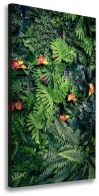 Wallmuralia Vertikální Foto obraz na plátně Tropické rostliny 50x100