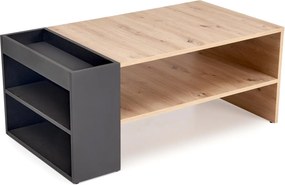 Konferenční stolek MURCIA 100 cm dub artisan/černý