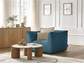 Modré manšestrové křeslo Giorgia – Bobochic Paris