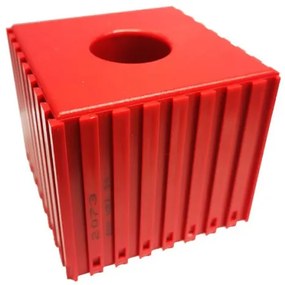 Plastový box pro upínač nástroje VDI 30, modul 8x8, 1 dutina, červená