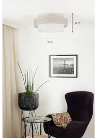 Brilagi - Stropní svítidlo DOVER SPACE LED/12W/230V pr. 50 cm šedá/krémová
