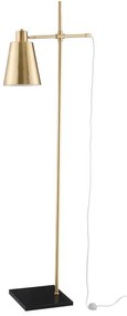 Nova Luce Stojací lampa SIGNORE saténový zlatý kov, E27 1x12W
