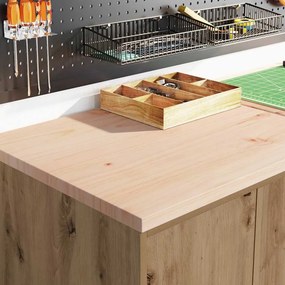 Garážové skříně 6 ks dub artisan kompozitní dřevo 3328349