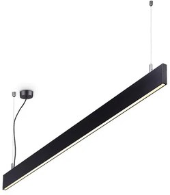Ideal Lux 268217 LINUS závěsné svítidlo LED 34W/3850lm 4000K černá Závěsná svítidla