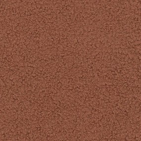 Pohovka z textilie bouclé v terakotové barvě 200 cm Jenny – Micadoni