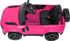 Elektrické autíčko Land Rover Defender růžové