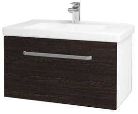 Dřevojas Koupelnová skříň BIG INN SZZ 80 Varianta: D08 Wenge / Úchytka T04 / D08 Wenge