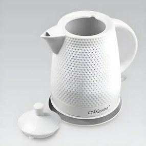 Maestro MR-069 bílá / Rychlovarná konvice / 1500 W / 1,5 l / keramická