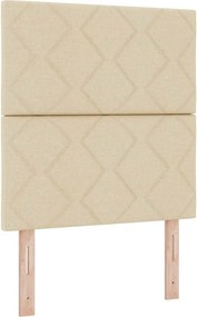Postel s boxspringem s polštářem Krémová 200 x 80 cm textil 3341677