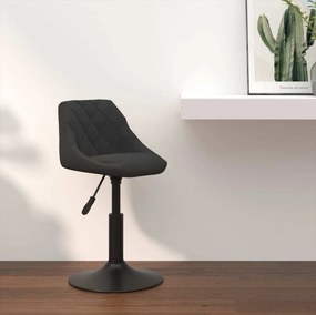 vidaXL Barová židle samet [335323] Barva: Černá