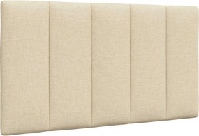 Rám postele bez matrací Hanko krémově 80x200 cm textil 3310354