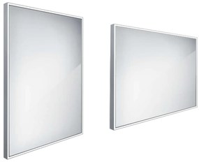 Nimco Zrcadla - Zrcadlo s LED osvětlením, 60x80 cm, hliník ZP 13002