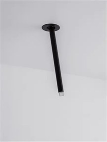 LED černé moderní stropní svítidlo Stilvi