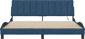 Rám postele bez matrace Hanko modrý 180 x 200 cm textil 3310481