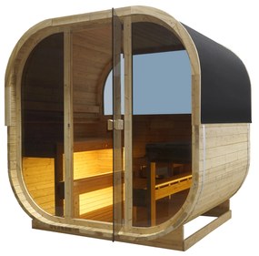 RAKOUSKÝ produkt - Venkovní sauna HANKO pro 6 osob 210 x 180 x 210cm ( F60180 )