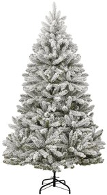 Umělý sklápěcí vánoční stromek s 300 LED a koulemi 180 cm