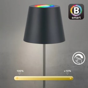 Briloner 7559015-LED RGB St stolní lampa COLORIS 3,5W/5V IP44 2000mAh Wi-Fi Tuya