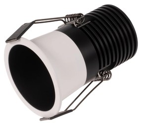 T-LED 106302 LED podhledové svítidlo AURO 9W černé Teplá bílá