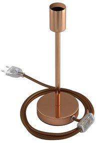 creative cables Kovová stolní lampa Alzaluce Velikost: 25 cm, Barva: Měď