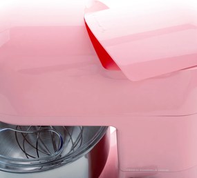 TEMPO-KONDELA KANTE, kuchyňský robot, 1800 W, 5 l, růžová / chrom