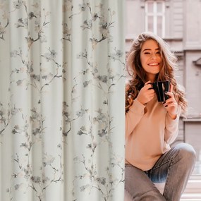 ZATEMŇOVACÍ ZÁVĚS NA PÁSCE SELENA 140X270 CM VZOROVANÁ