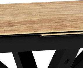 Jídelní rozkládací stůl Heaven 200/240 cm I dub divoký/černý