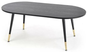 Intesi Konferenční stolek Sambo černý / zlatý