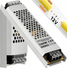 BERGE Super Slim LED modulární napájecí zdroj - 12V - 100W - 8,33A - IP20