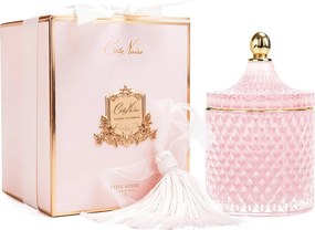 Côte Noire Grand Art Deco svíčka Pink & Gold s vůní Champagne Rose