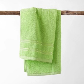 Goldea froté ručník / osuška nela - světle zelený 30 x 50 cm