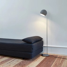 Nyta Tilt Globe Floor stojací lampa nerez šedá