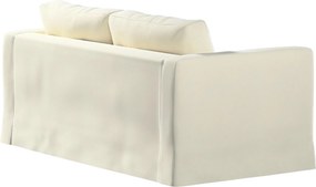 Potah na pohovku IKEA  Karlstad 2-místná , nerozkládací, dlouhý barva krémová látka lesklé, sametová